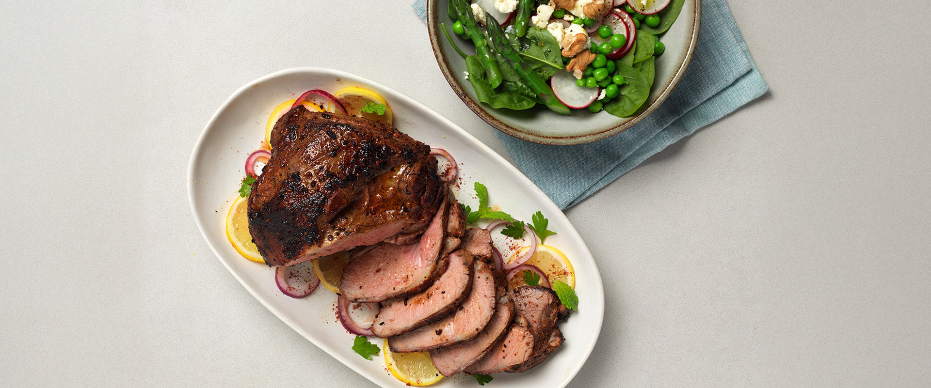 Middle Eastern Spiced Lamb Leg with Salted Lemon and Sumac Recipe | Silver Fern Farms